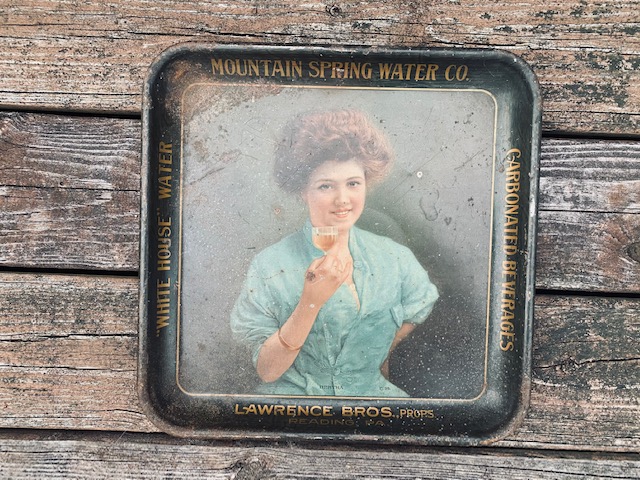 Mountain Spring Water Tray - Breweriana Aficionado