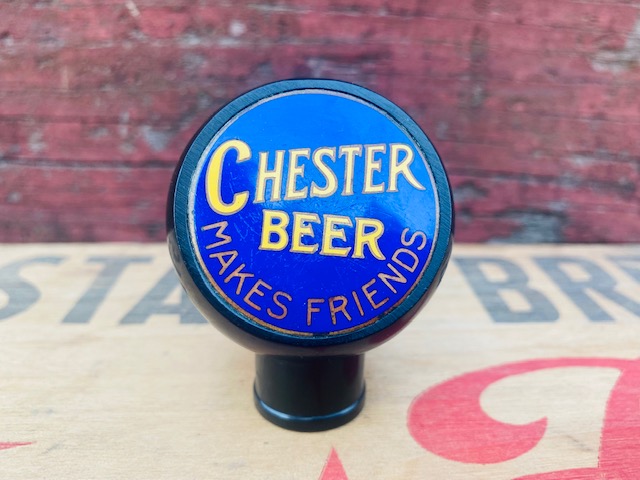 Chester Beer Ball Tap - Breweriana Aficionado