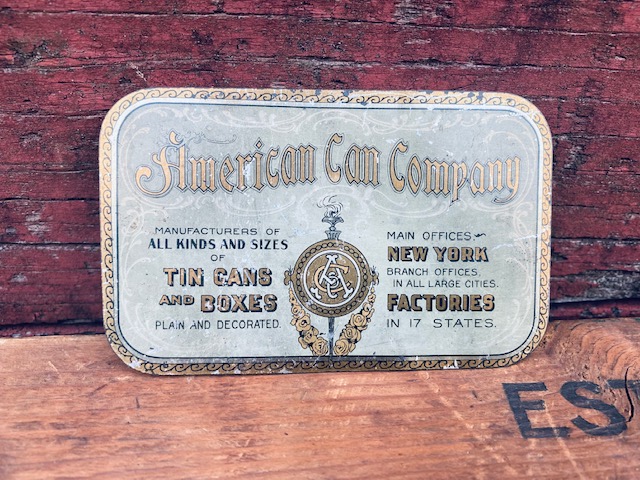 American Can Company Card - Breweriana Aficionado