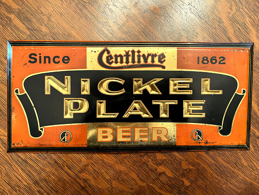 Nickel Plate Beer Sign - Breweriana Aficionado