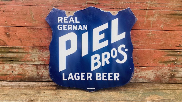 Piel Lager Beer Sign - Breweriana Aficionado