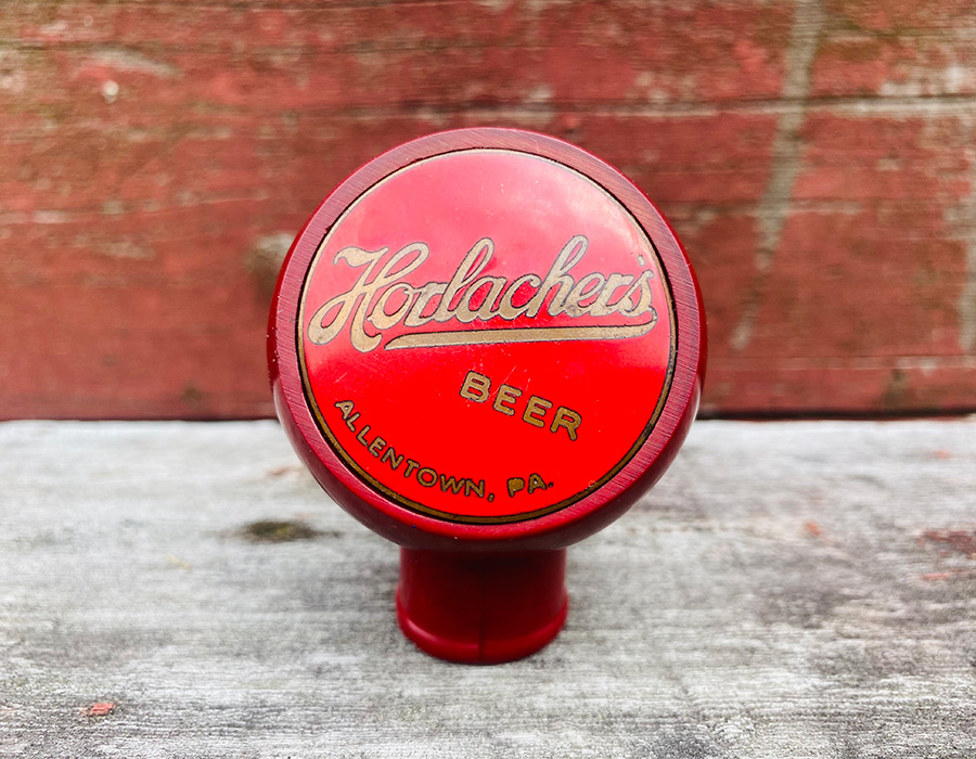 Horlacher's Beer Ball Tap - Breweriana Aficionado
