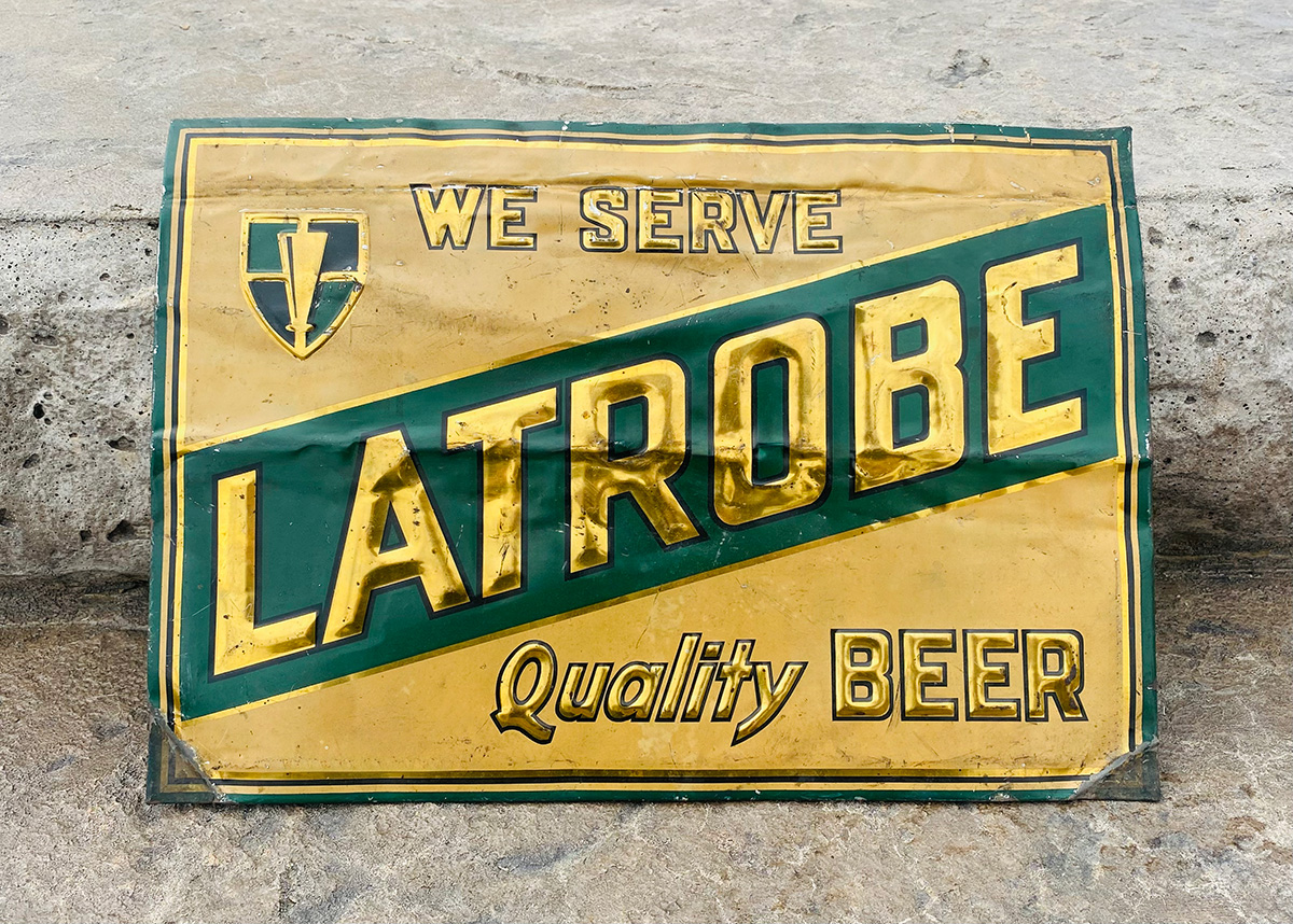 Latrobe Quality Beer Sign - Breweriana Aficionado