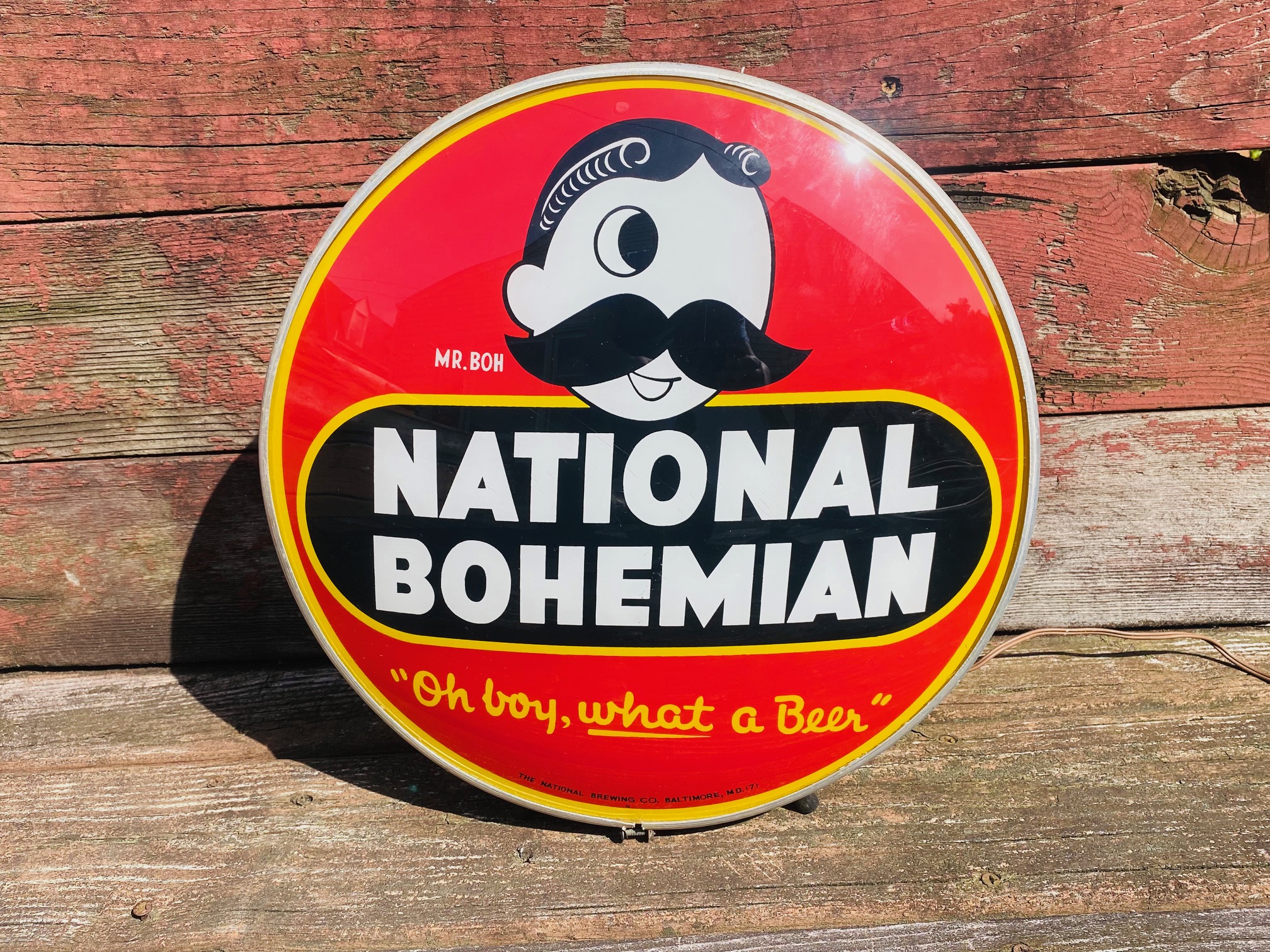 National Bohemian Beer Sign - Breweriana Aficionado