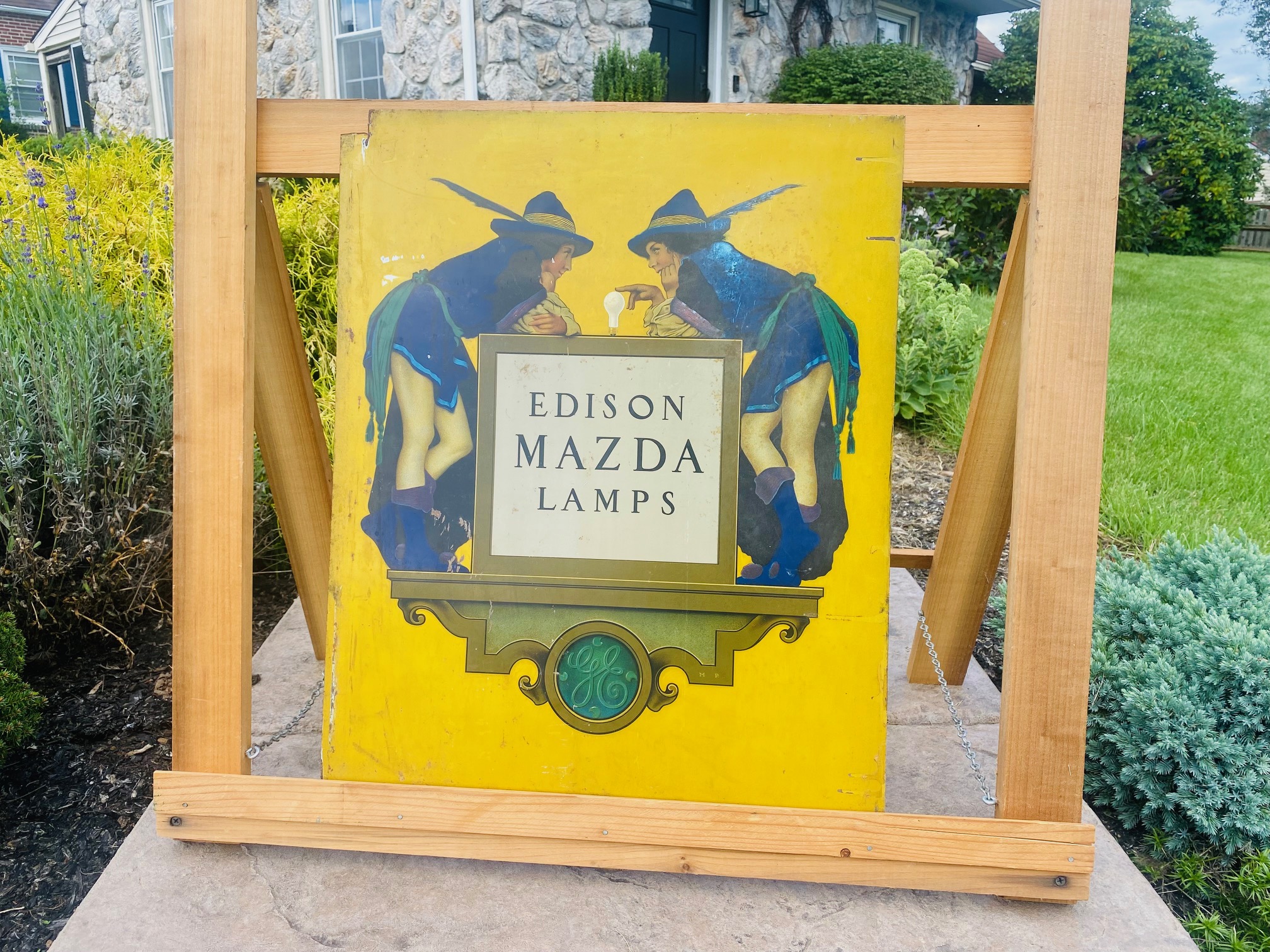 The Beauty of the Edison Mazda Lamps Sign: A Piece of History ...