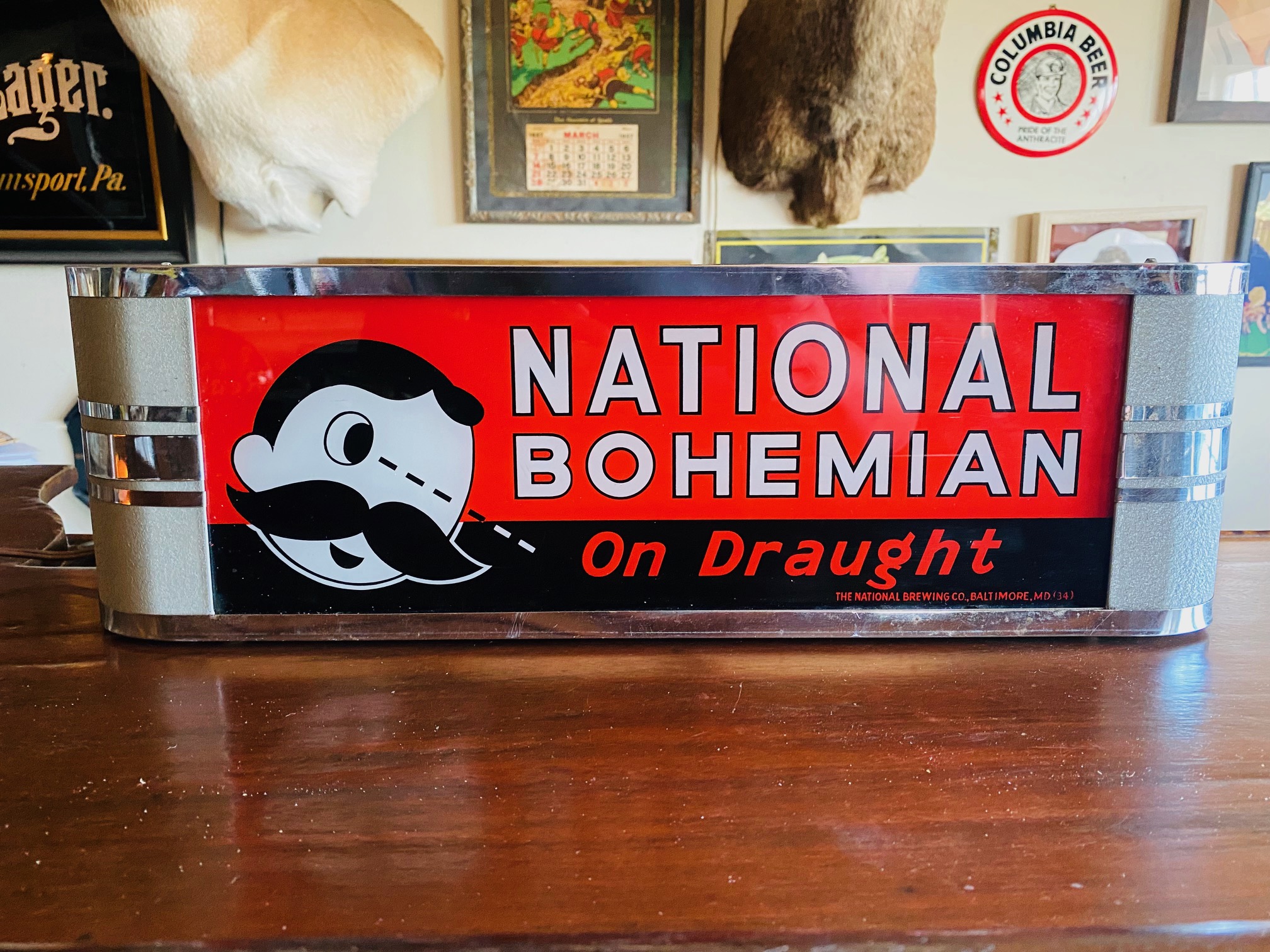 National Bohemian Lighted Sign - Breweriana Aficionado