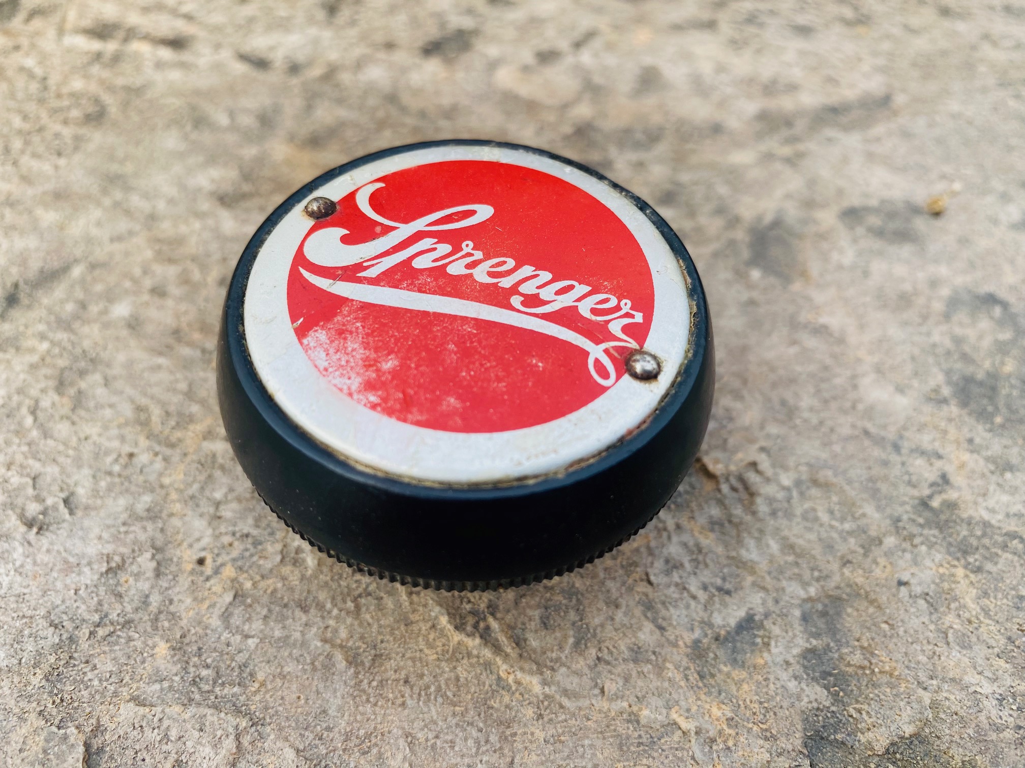 Sprenger Beer Tap Marker - Breweriana Aficionado