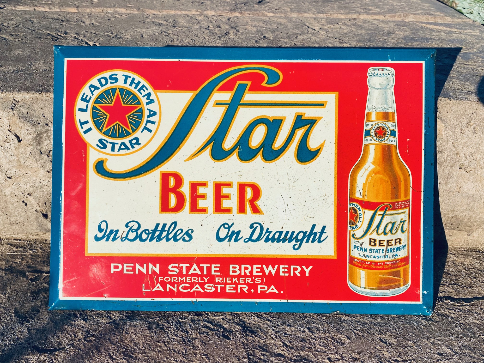 Star Beer TOC Sign - Breweriana Aficionado