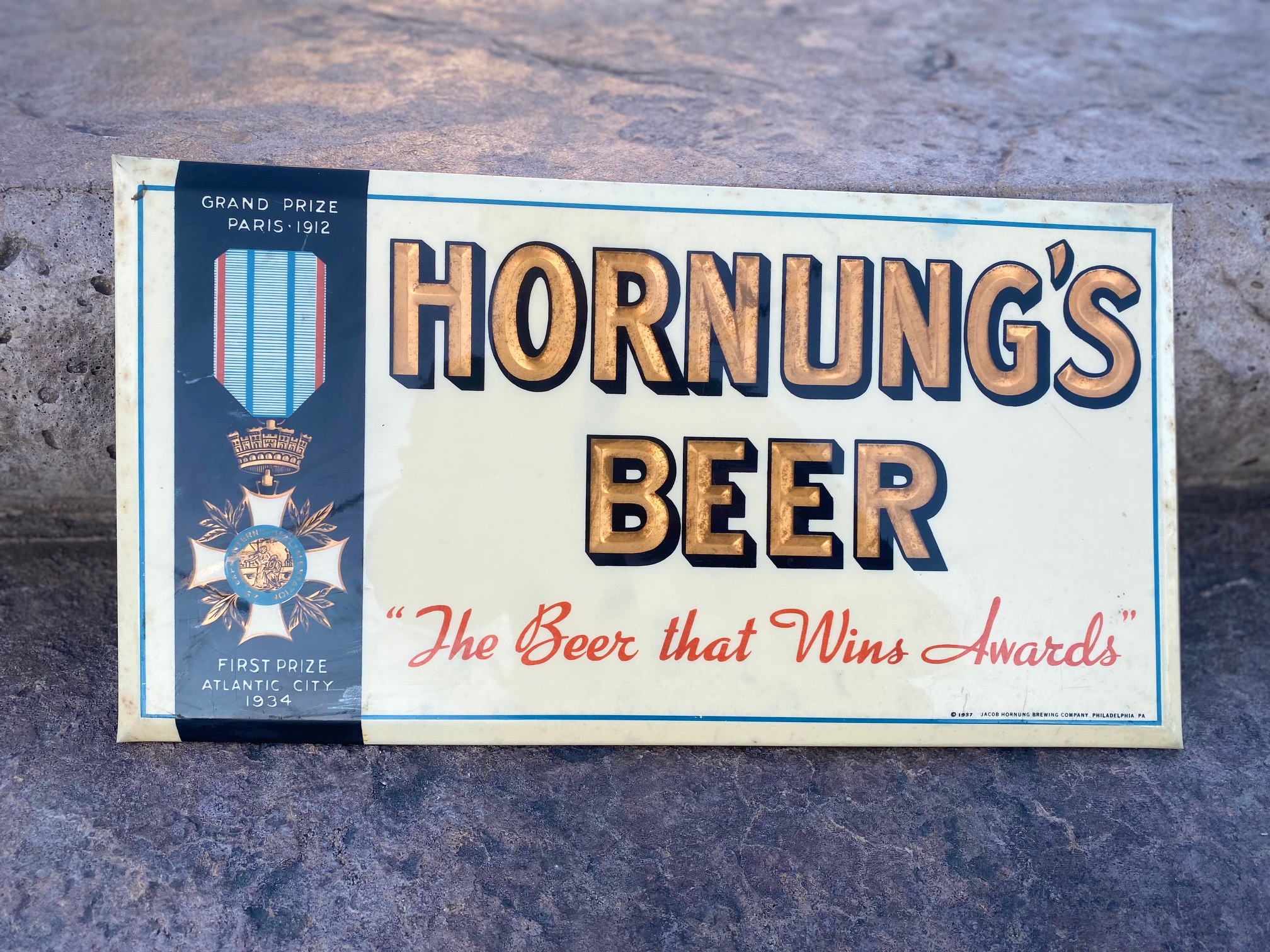 Hornung's Beer Sign - Breweriana Aficionado