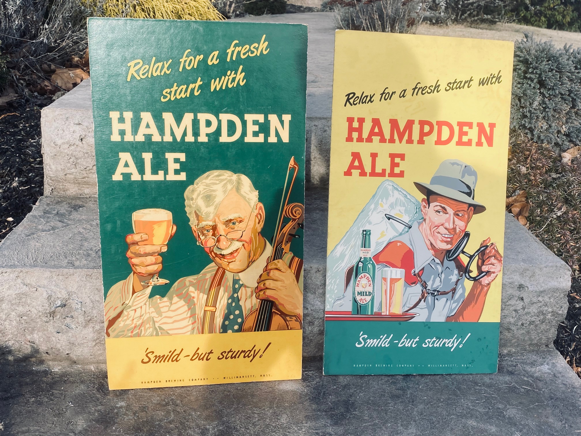Hampden Ale Signs - Breweriana Aficionado