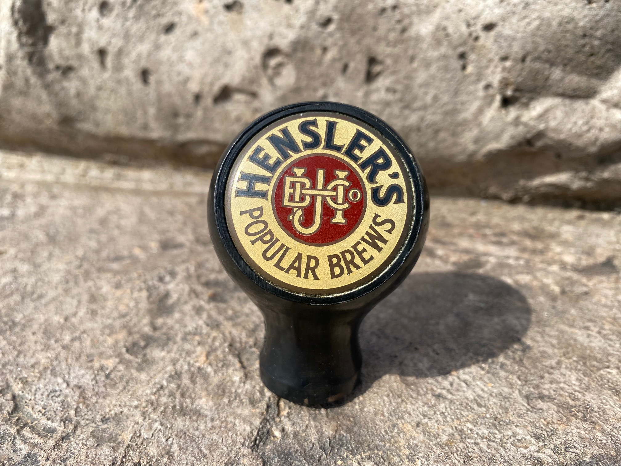 Hensler's Ball Tap Knob - Breweriana Aficionado