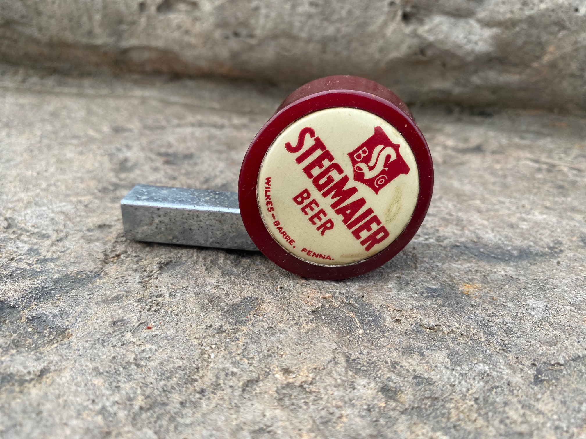 Stegmaier Beer Tap Marker - Breweriana Aficionado