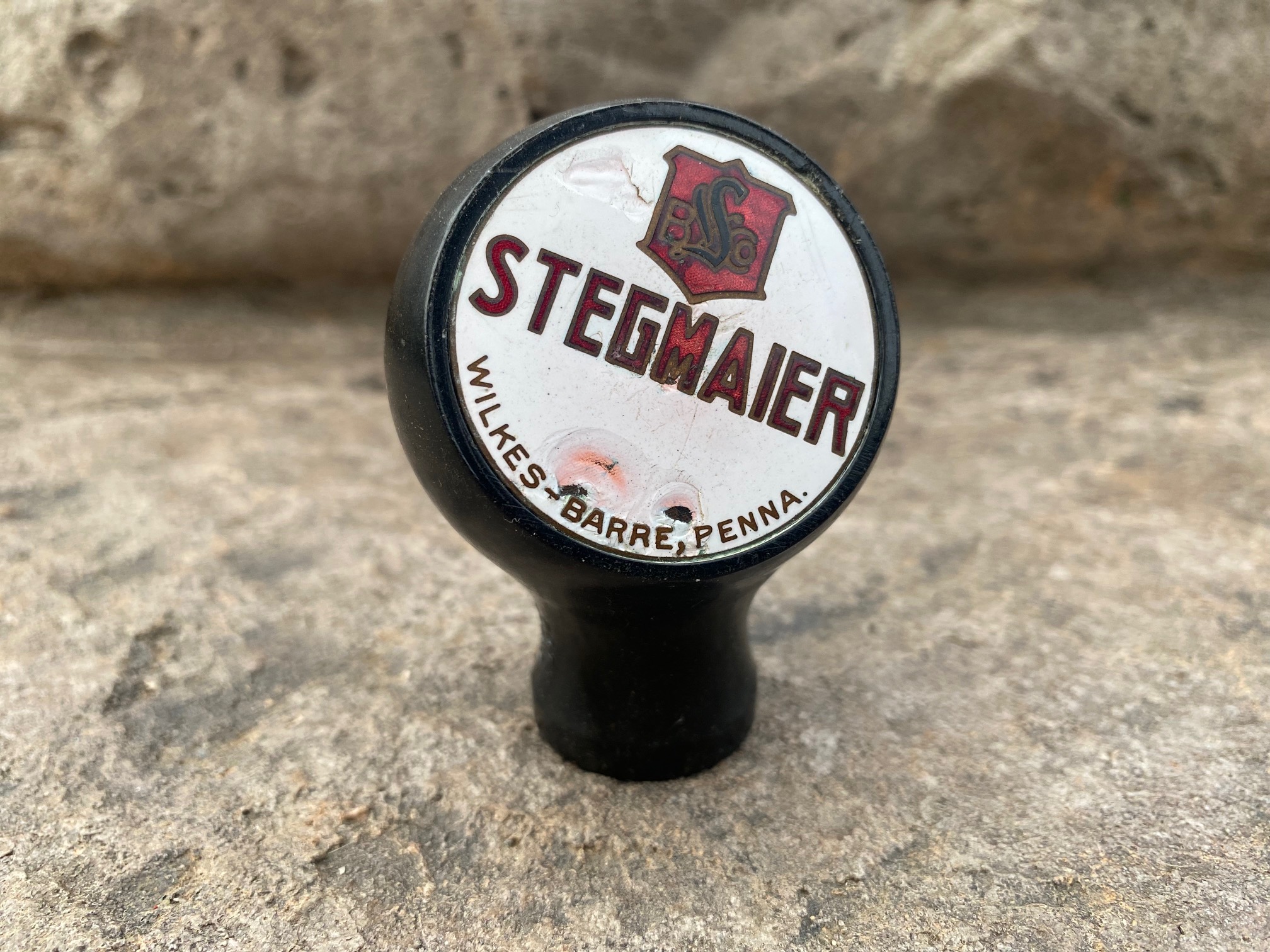 Stegmaier Ball Tap Knob - Breweriana Aficionado