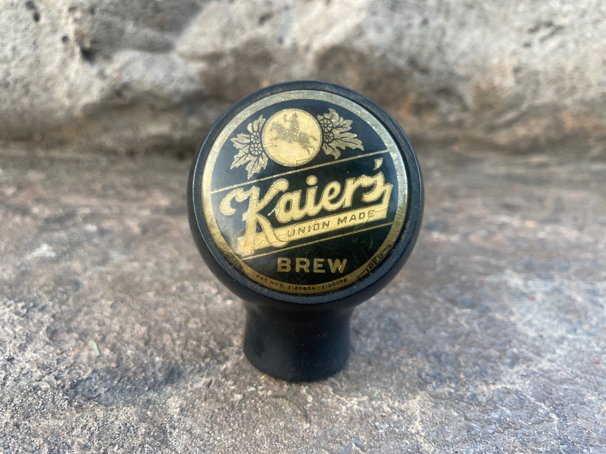 Kaier’s Brew Ball Knob - Breweriana Aficionado