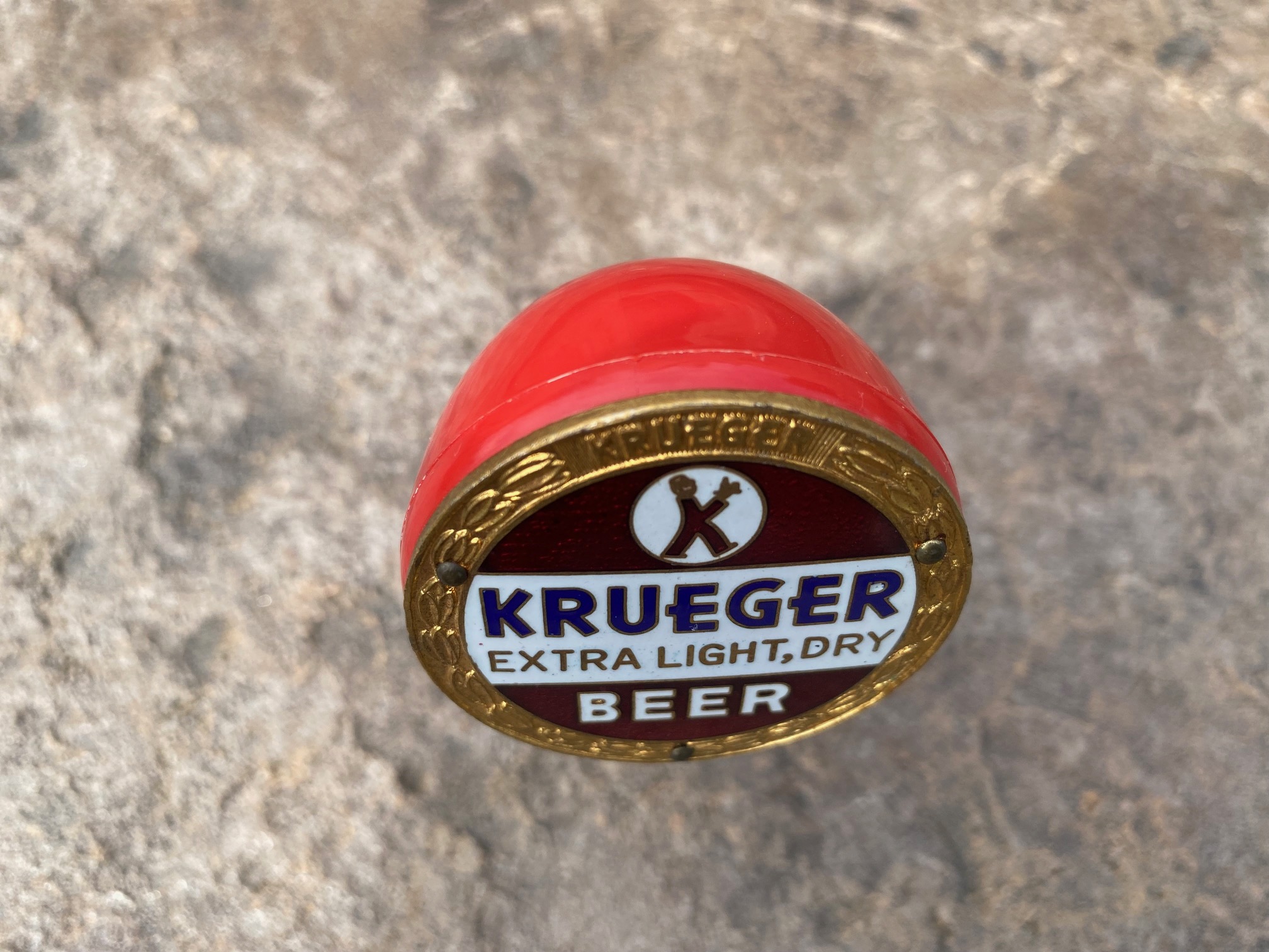 Krueger Beer "Missing Crown" Tap - Breweriana Aficionado