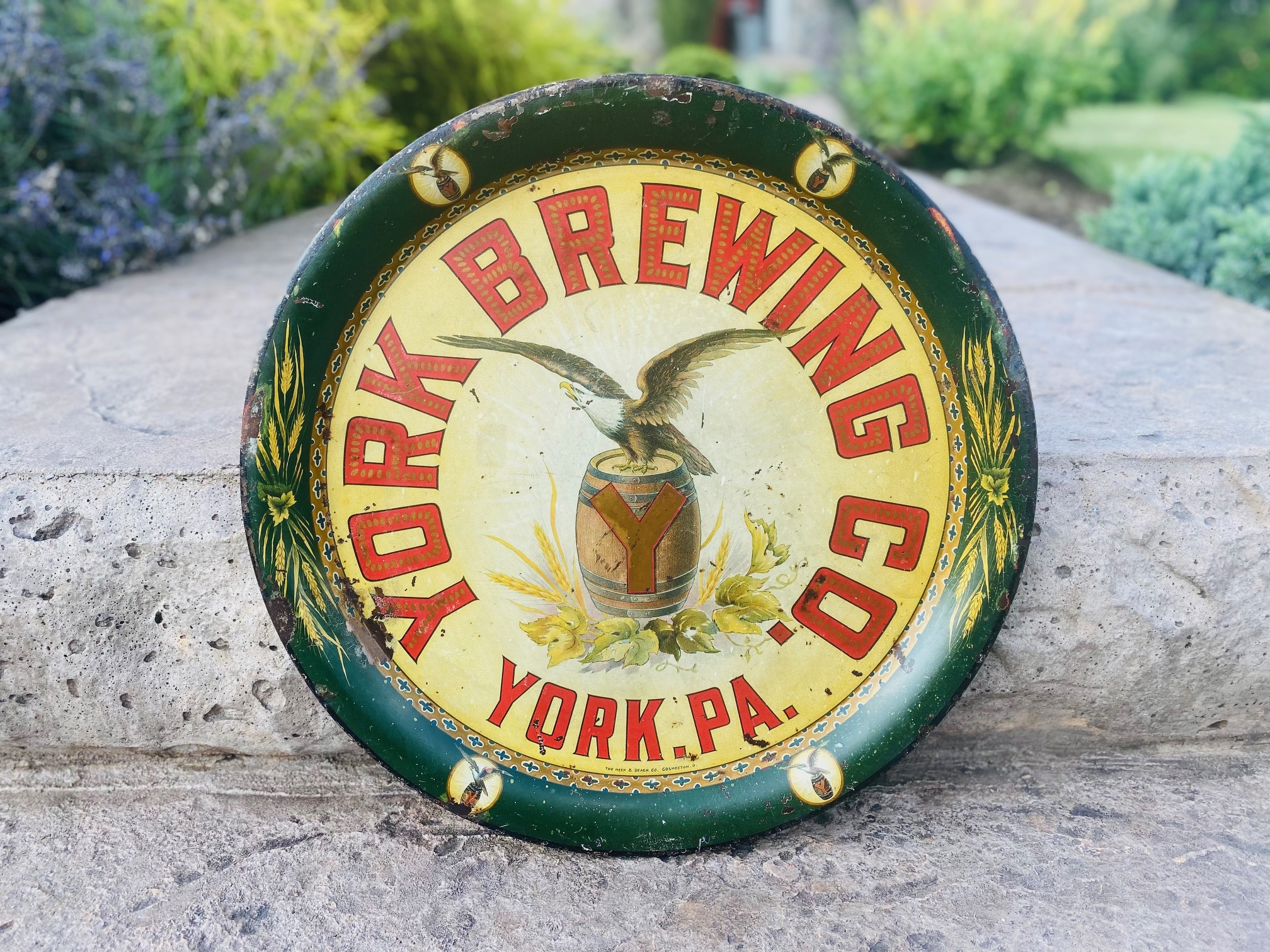 York Brewing Company Tray - Breweriana Aficionado